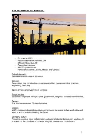 MSA Architects Mktg plan_written_report | PDF