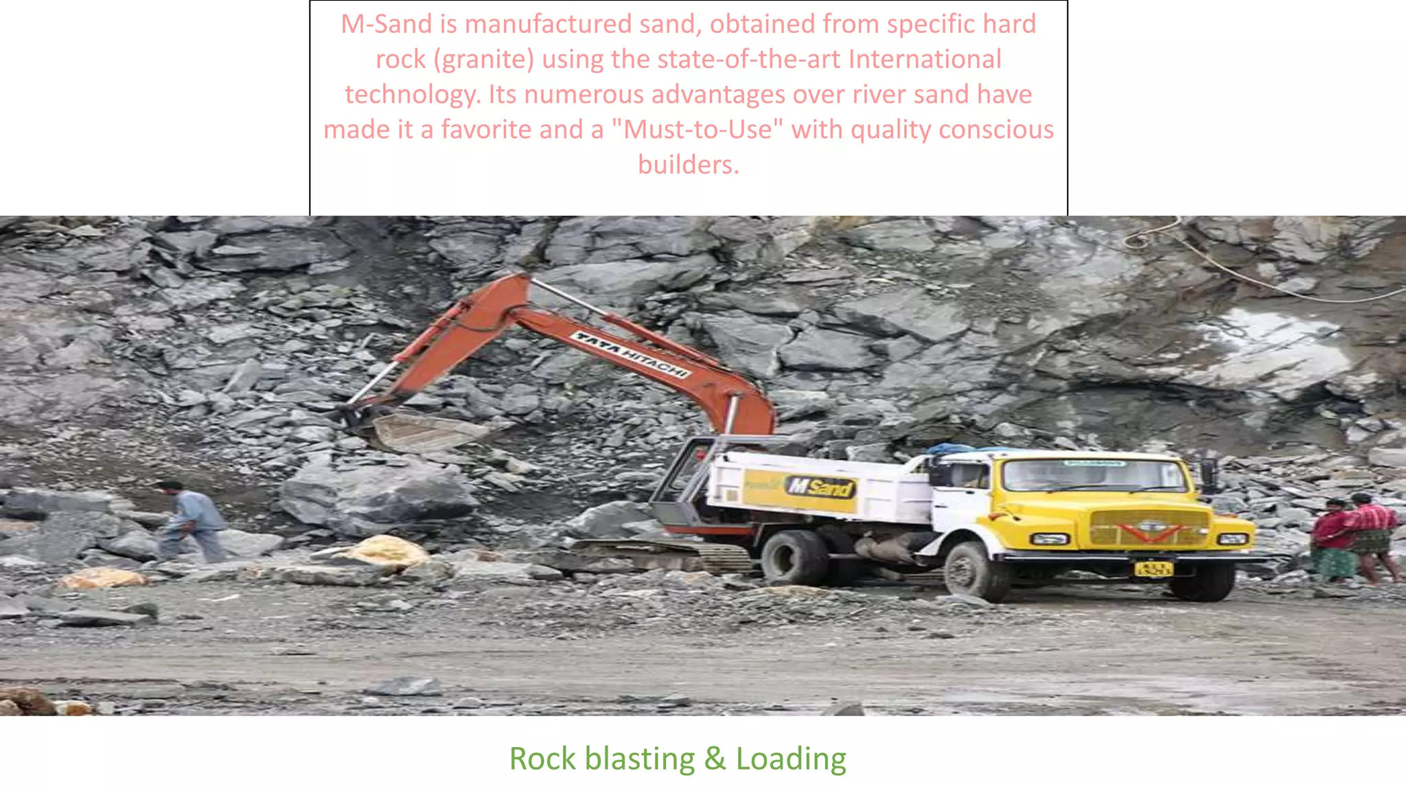 M-sand (Manufactured Sand) | PPTX | Civil Engineering Industry | Industries