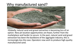 M-sand (Manufactured Sand) | PPTX