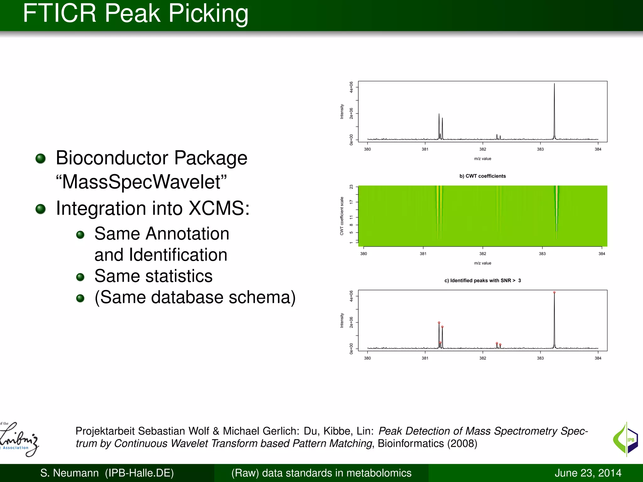 MS (and NMR) data standards in Metabolomics why, how and some caveats | PDF
