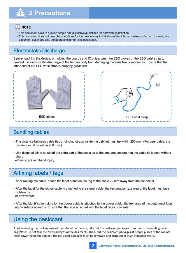 MSAN Huawei T500 (MA5600T) Quick Installation Guide