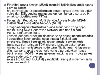Msan (multi services access node) | PPTX