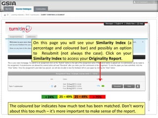 MSA - Using Turnitin | PPT
