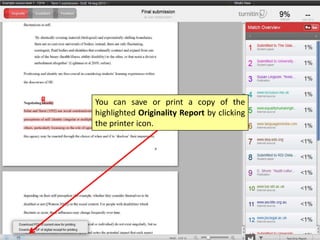 MSA - Using Turnitin | PPT