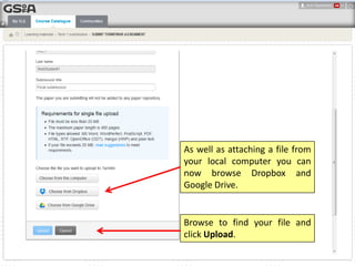 MSA - Using Turnitin | PPT