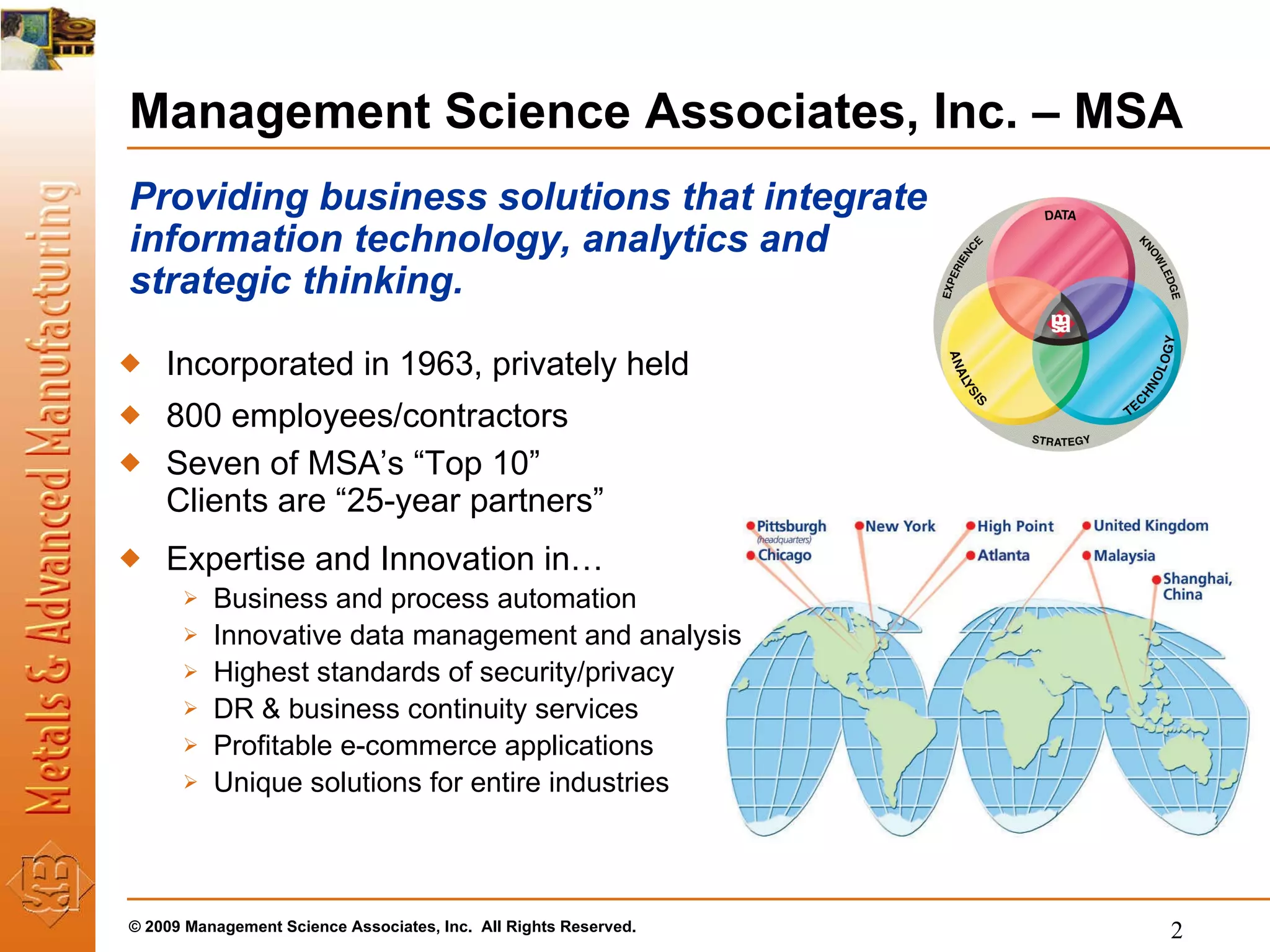 Management Science Associates | PPT