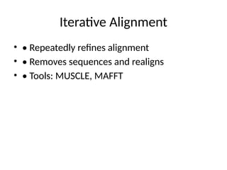 Multiple sequence alignment types and introduction Presentation.pptx