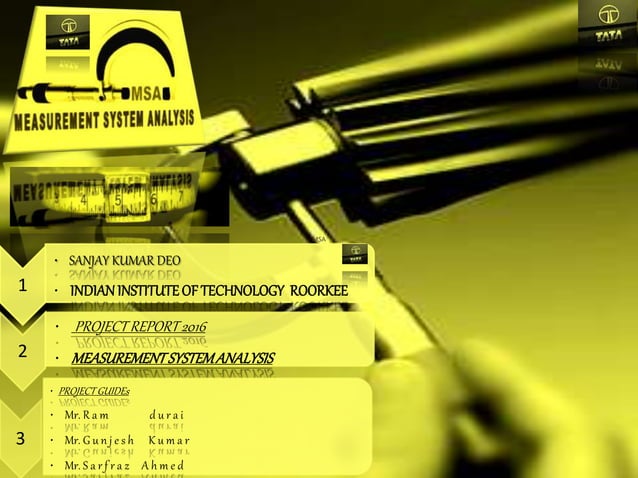 MSA presentation | PPTX | Physics | Science