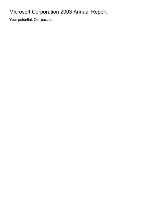 Financial Tables | PDF