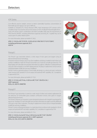 MSA Safety Fixed Gas Detectors & Flame Detectors - Brochure | PDF