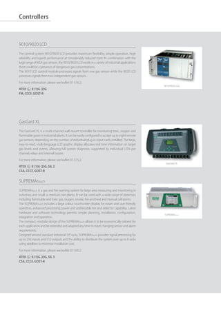 MSA Safety Fixed Gas Detectors & Flame Detectors - Brochure | PDF