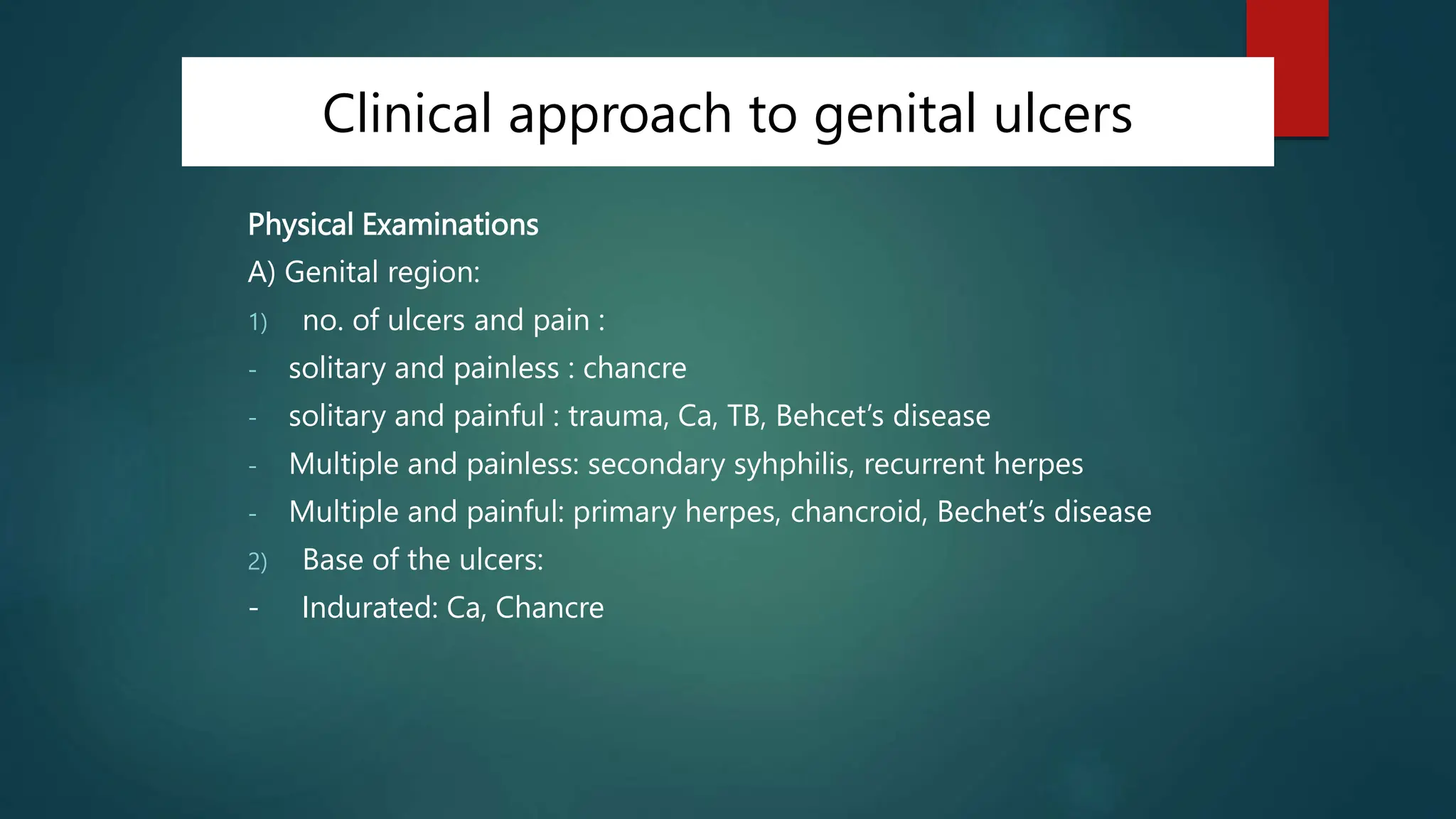 modified syndromic approach for sexaully transmitted disease | PPTX