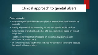 modified syndromic approach for sexaully transmitted disease | PPTX