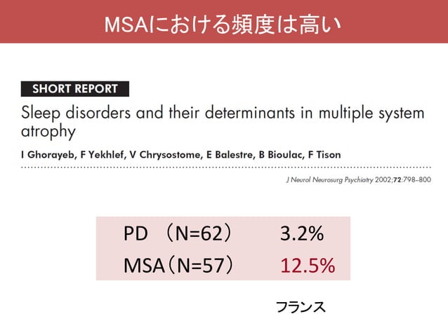 MSA -Sleep, Sudden death, Ethics- | PDF | Brain and Nervous System ...