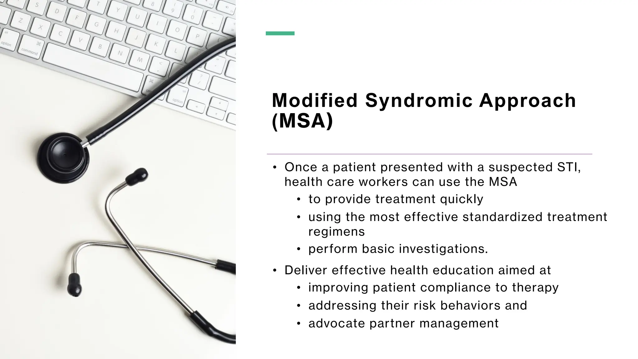 MSA STI Sarah Sofian modified syndromic approach | PDF