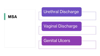 MSA STI Sarah Sofian modified syndromic approach | PDF