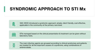 MSA STI Sarah Sofian modified syndromic approach | PDF