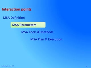 Measurement System Analysis - Module 1 | PPT