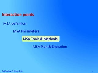 MSA STUDY training presentation for manufacturing | PPT