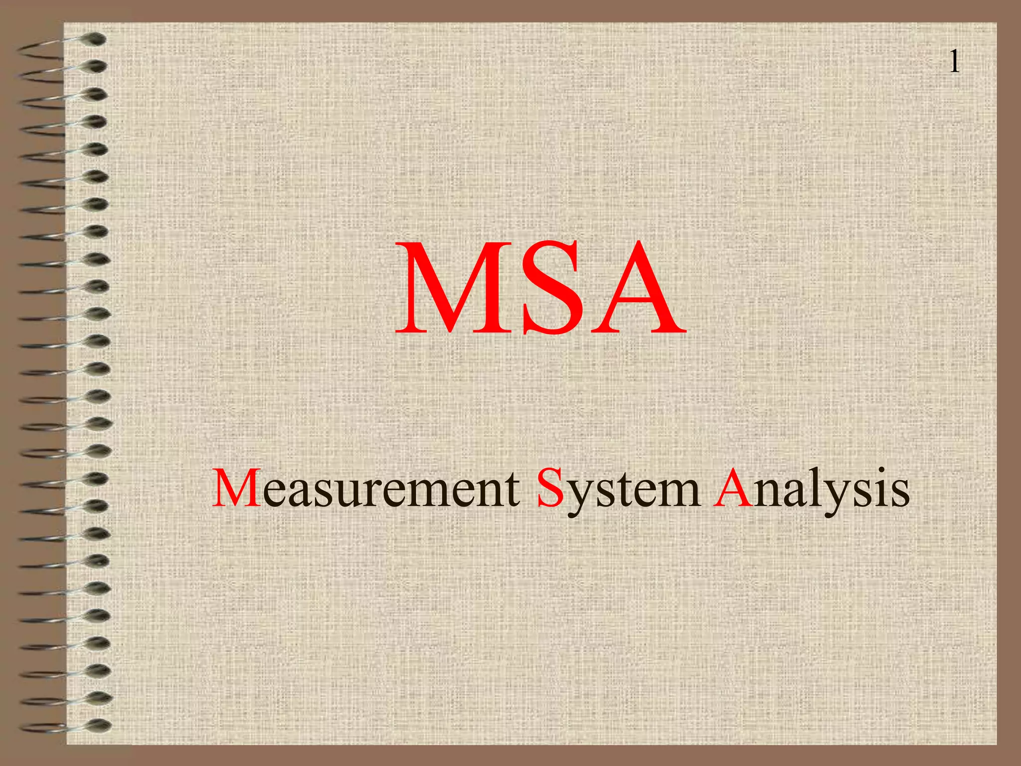 Msa training | PPT