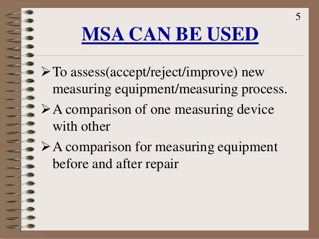 Msa training