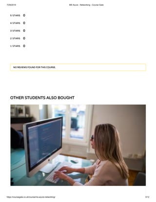 MS Azure - Networking - Course Gate | PDF