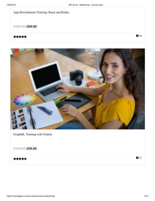 MS Azure - Networking - Course Gate | PDF