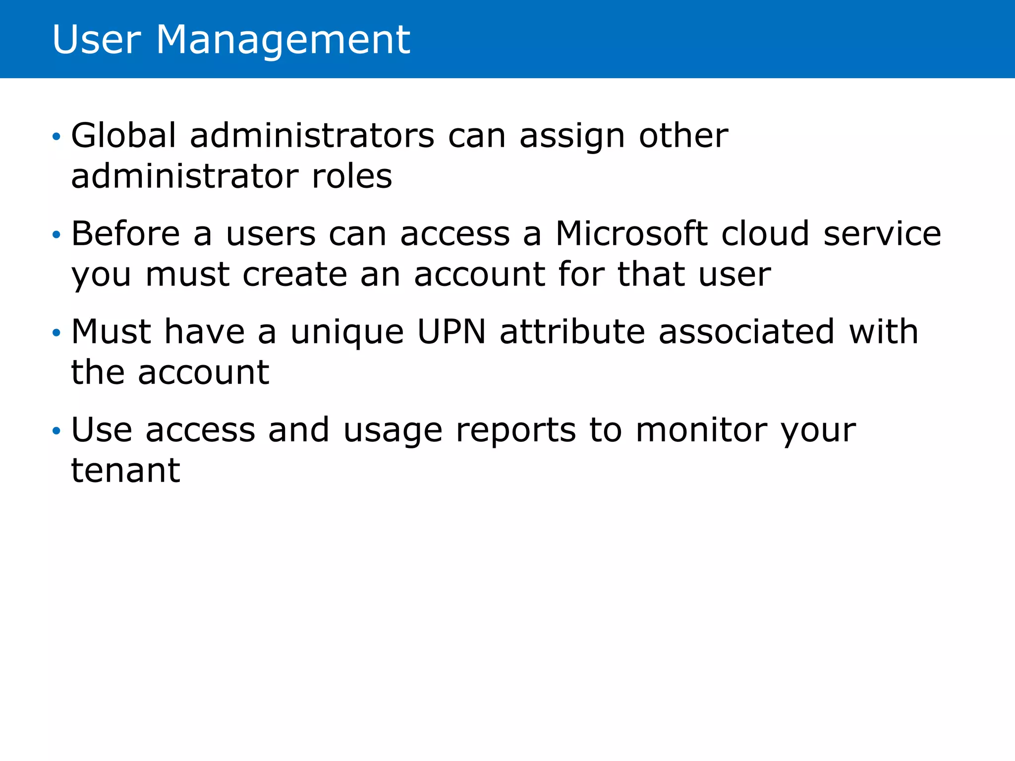 Microsoft Azure Active Directory Pptx Cloud Computing Internet