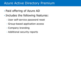 Microsoft Azure Active Directory | PPT