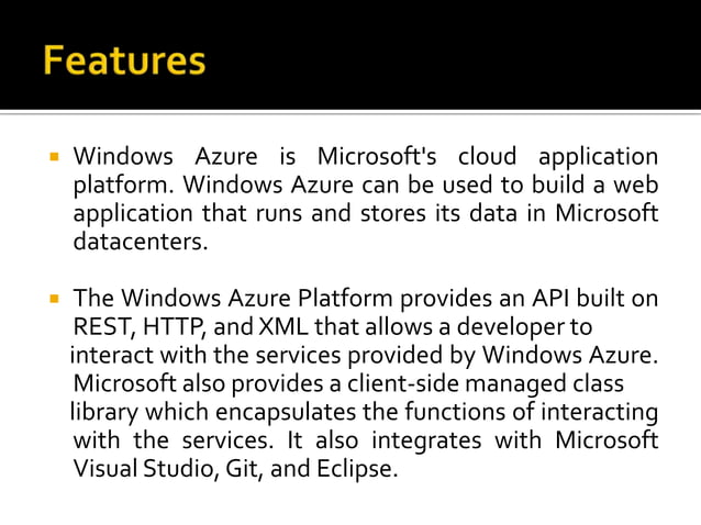 Ms azure | PPT