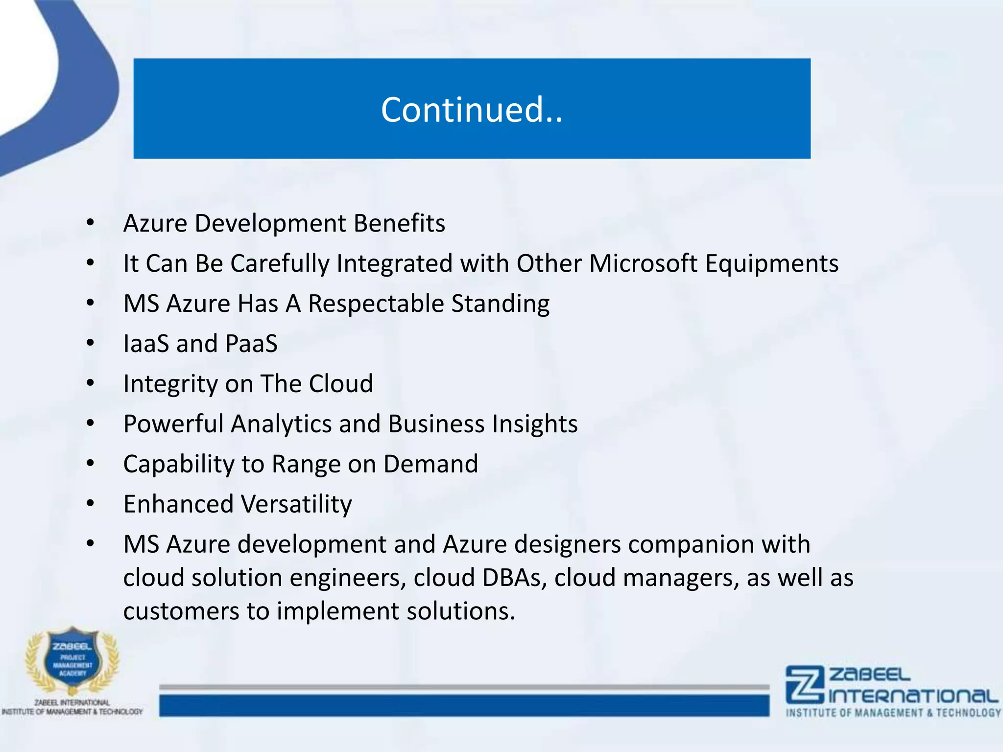 What is Azure development?-MS Azure development | PPTX