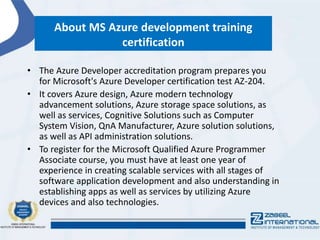 What is Azure development?-MS Azure development | PPTX