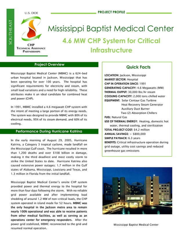 Ms baptist medical_center-chp_project_profile | PDF
