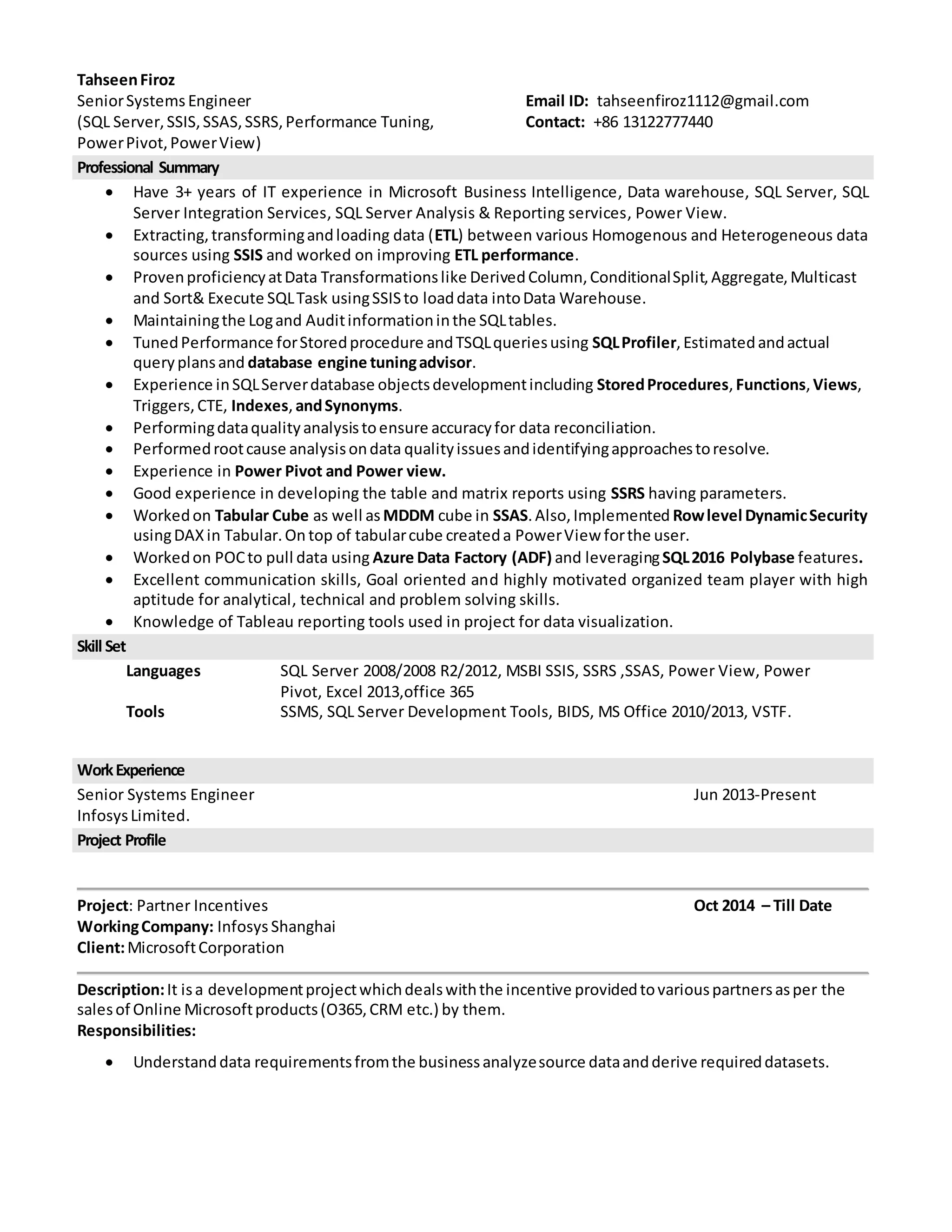 Msbi | DOCX | Databases | Computer Software and Applications