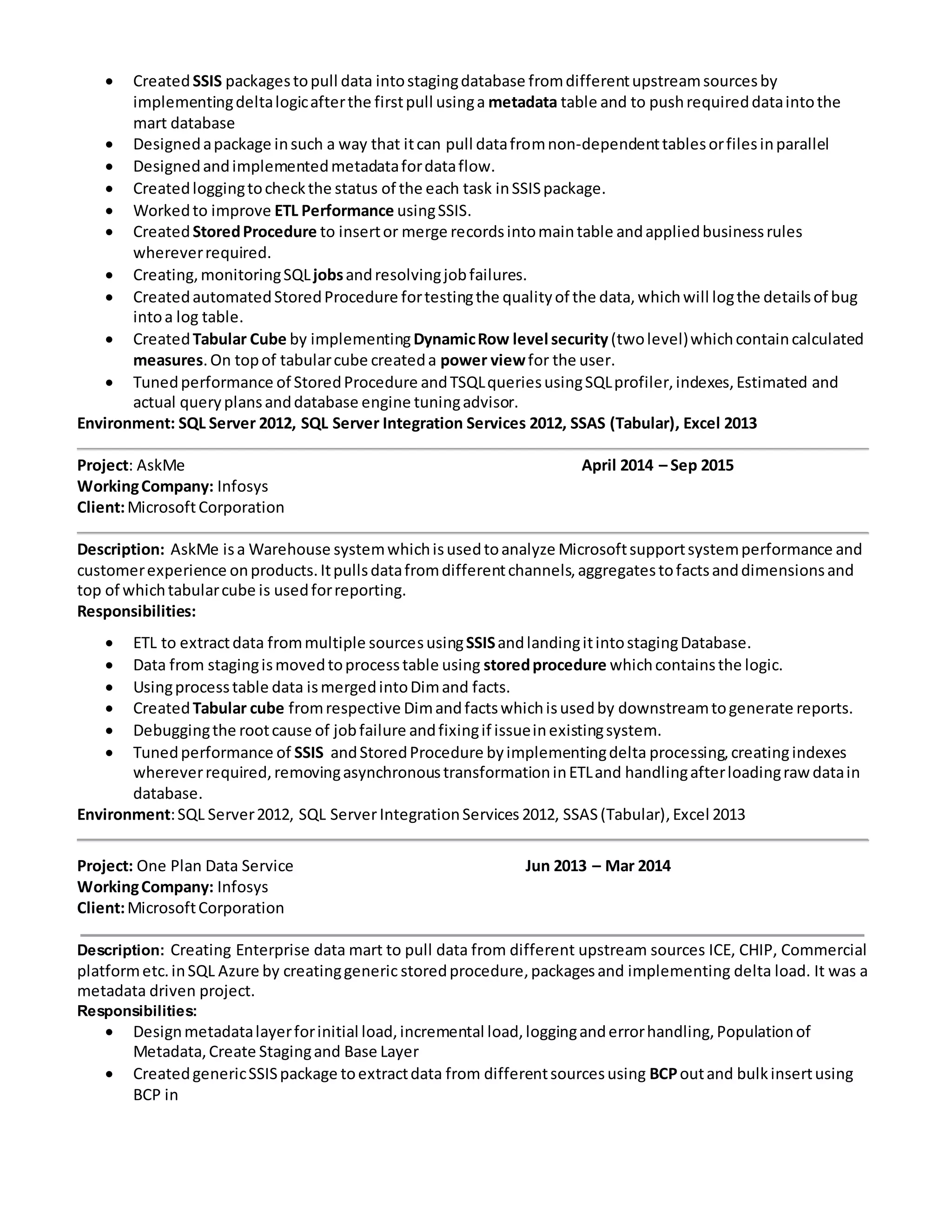 Msbi | DOCX | Databases | Computer Software and Applications