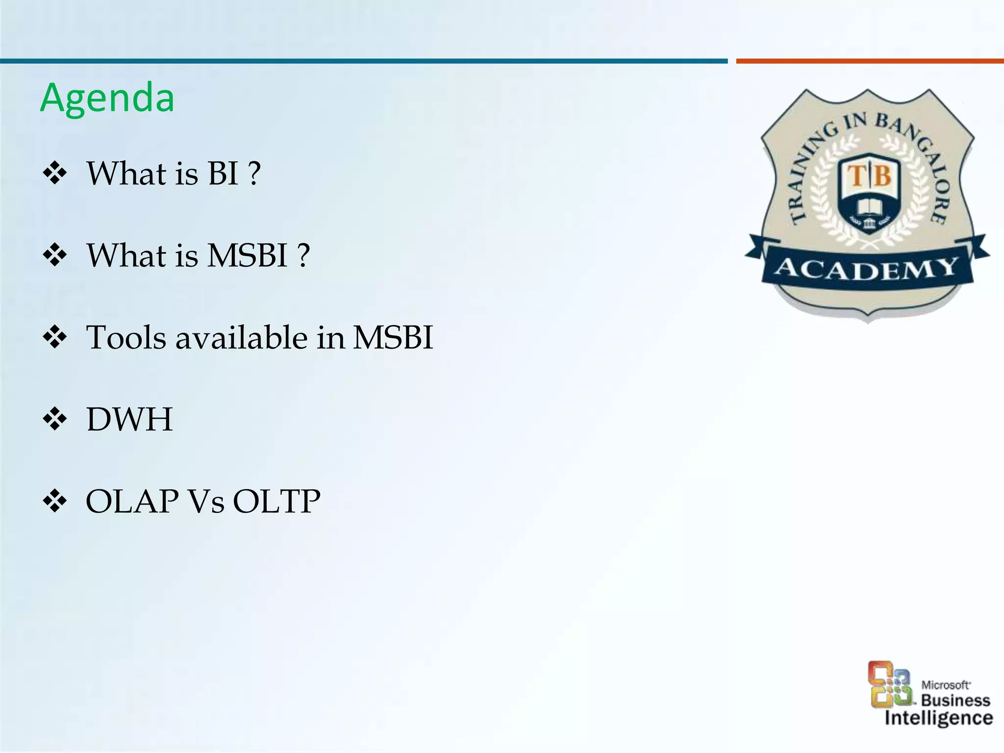 Msbi | PPT