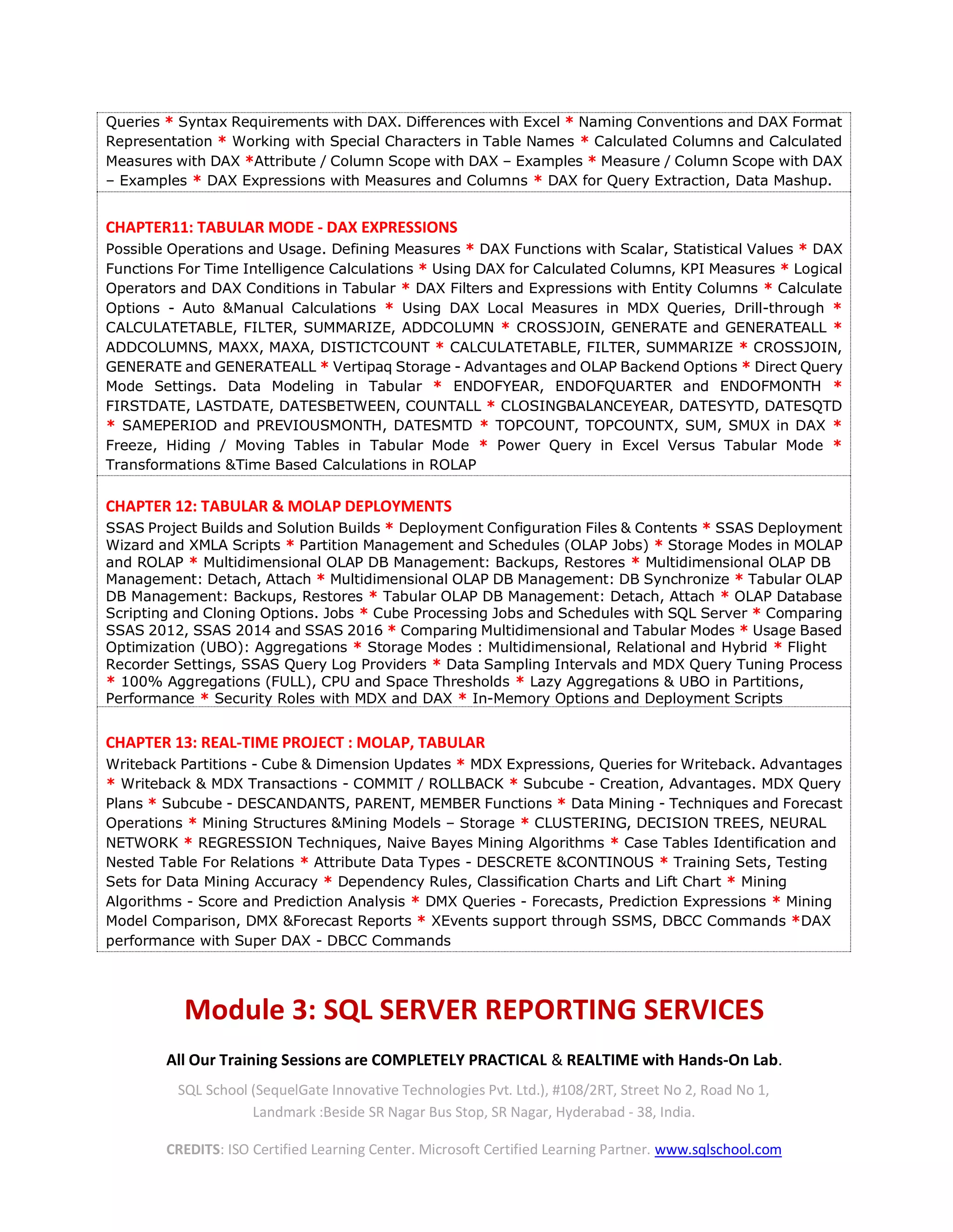 Msbi online-training | PDF