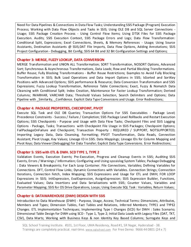 #Microsoft #BusinessIntelligence - #MSBI Online Training (#LIVE, Instructor-Led) from SQL School ...