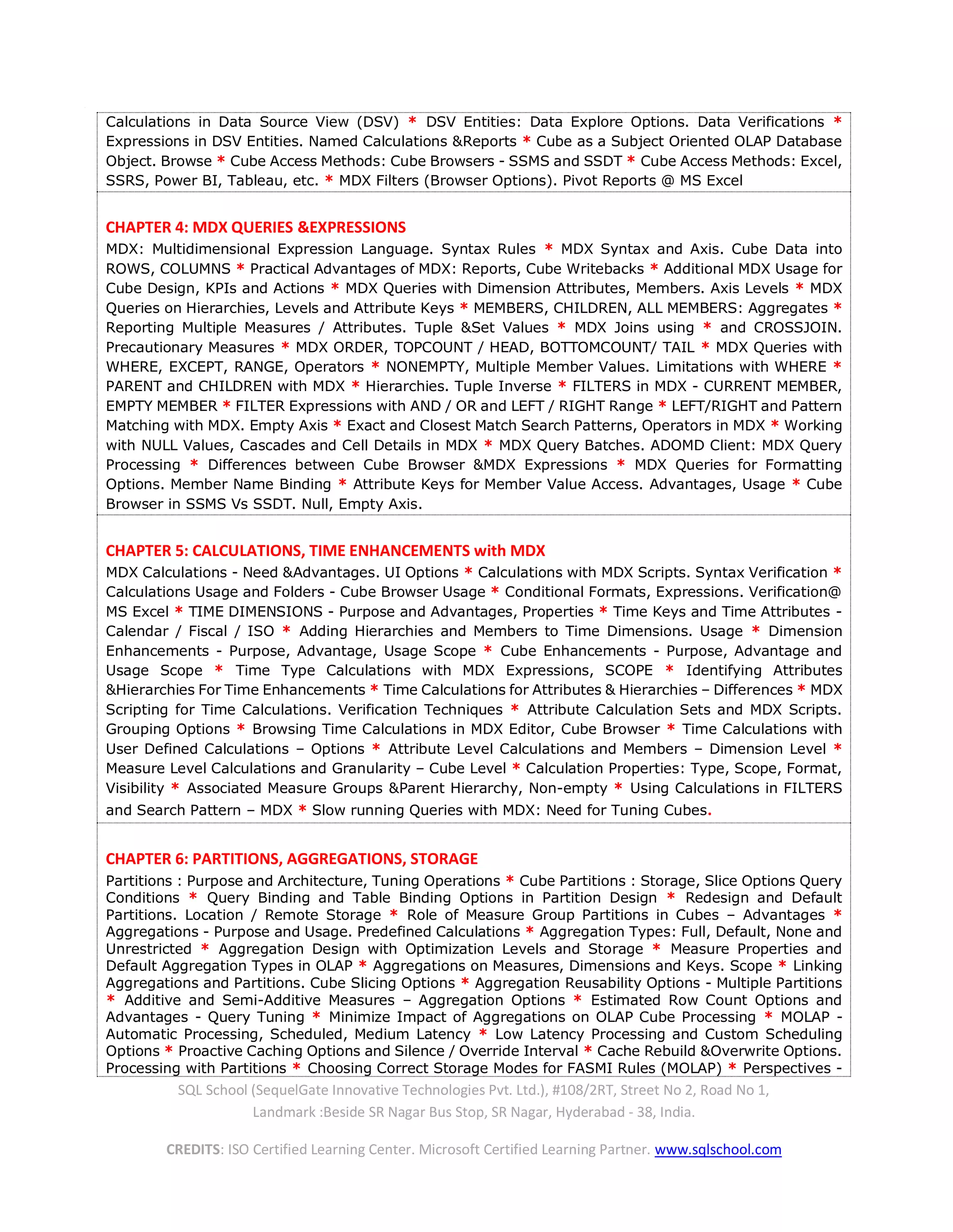 MSBI(SSIS,SSAS,SSRS) LIVE SESSION | PDF | Databases | Computer Software ...