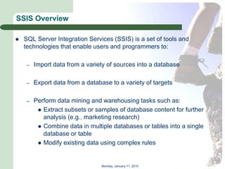 MS Business Intelligence with SQL Server 2005 | PPT