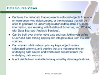 MS Business Intelligence with SQL Server 2005 | PPT