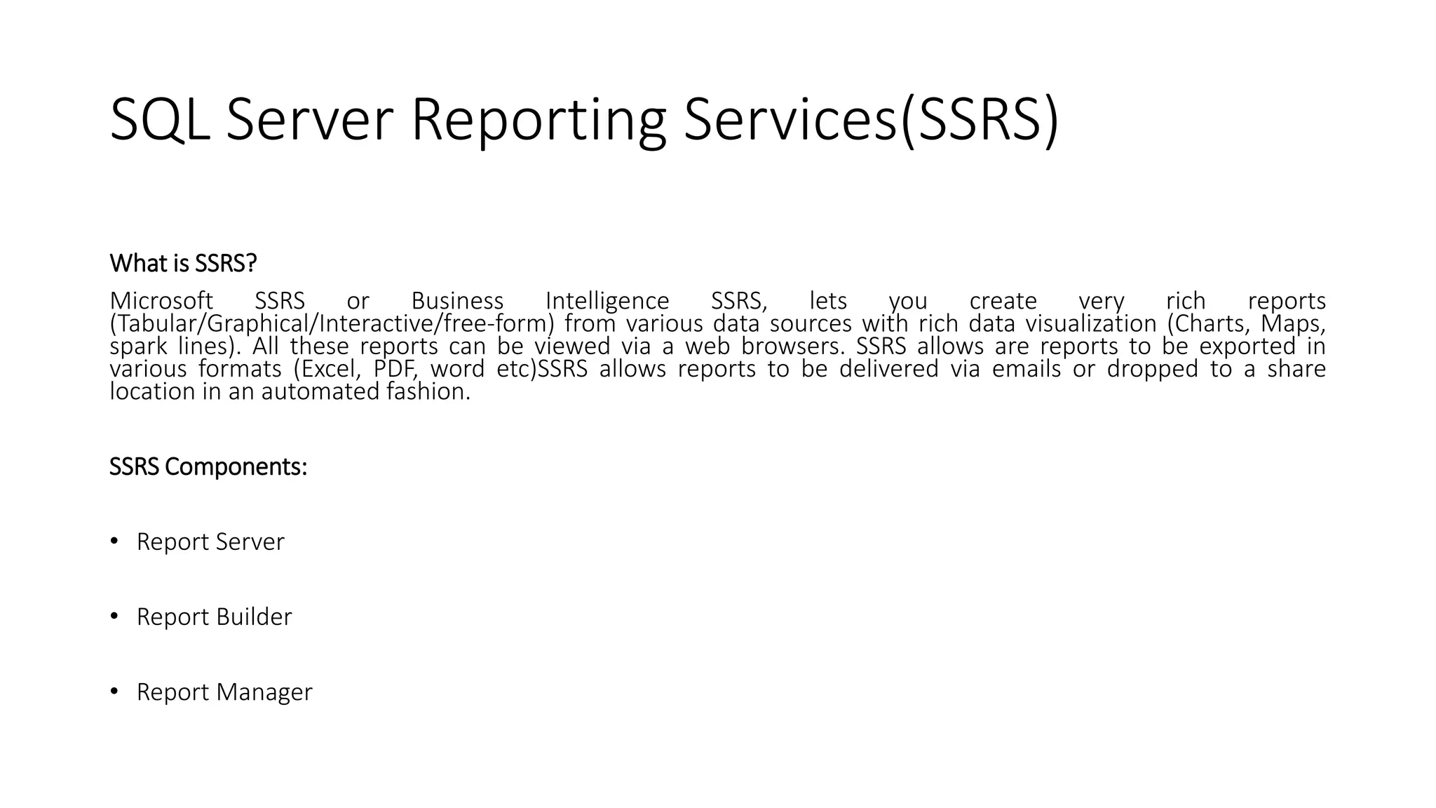 Msbi Architecture | PPT