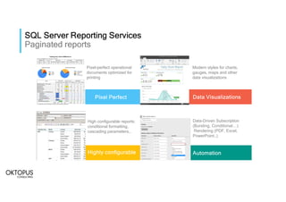 Microsoft BI reporting capabilities (on-prem solutions) Presentation ...