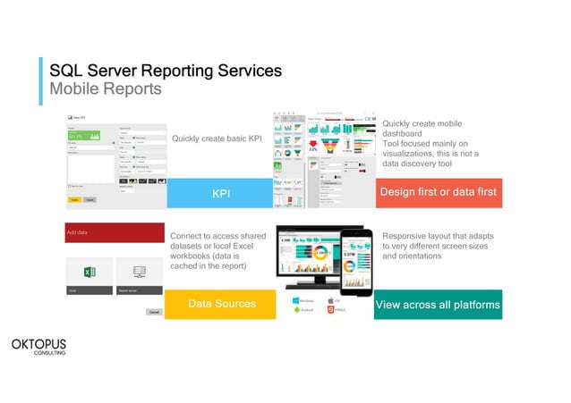 Microsoft BI reporting capabilities (on-prem solutions) Presentation | PPT