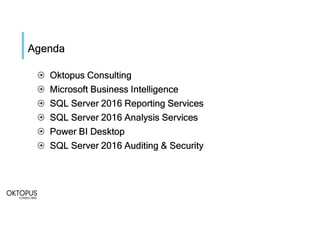 Microsoft BI reporting capabilities (on-prem solutions) Presentation ...