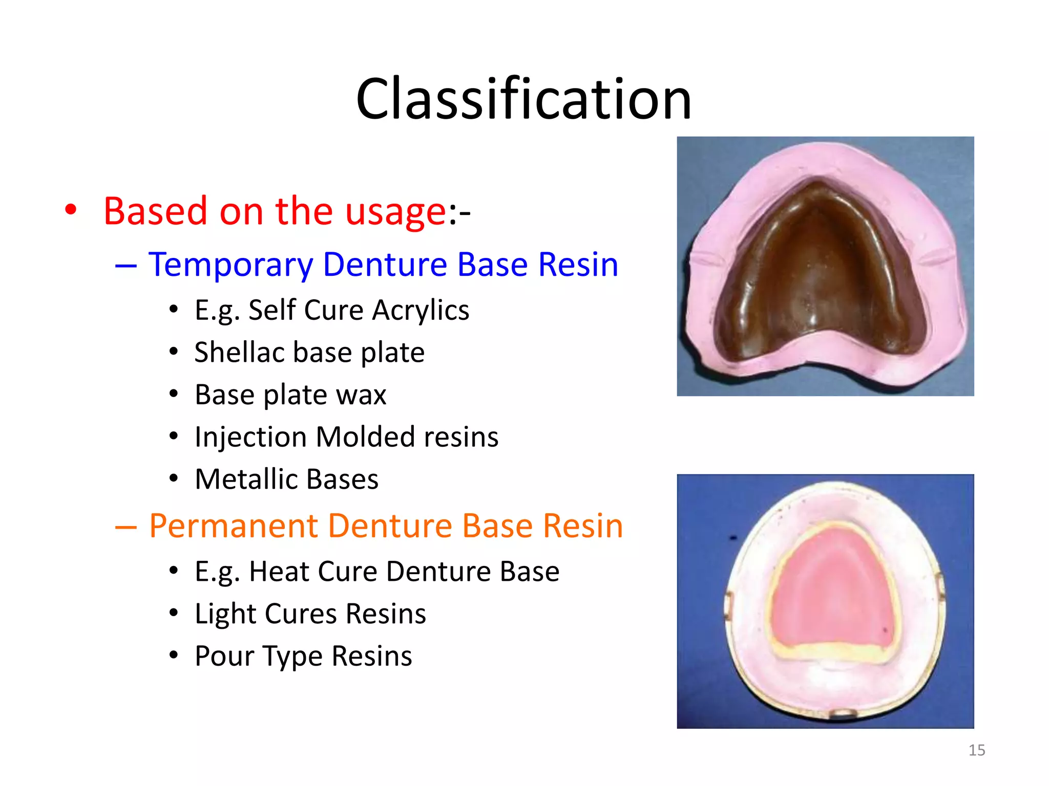Denture Base Resin | PPTX
