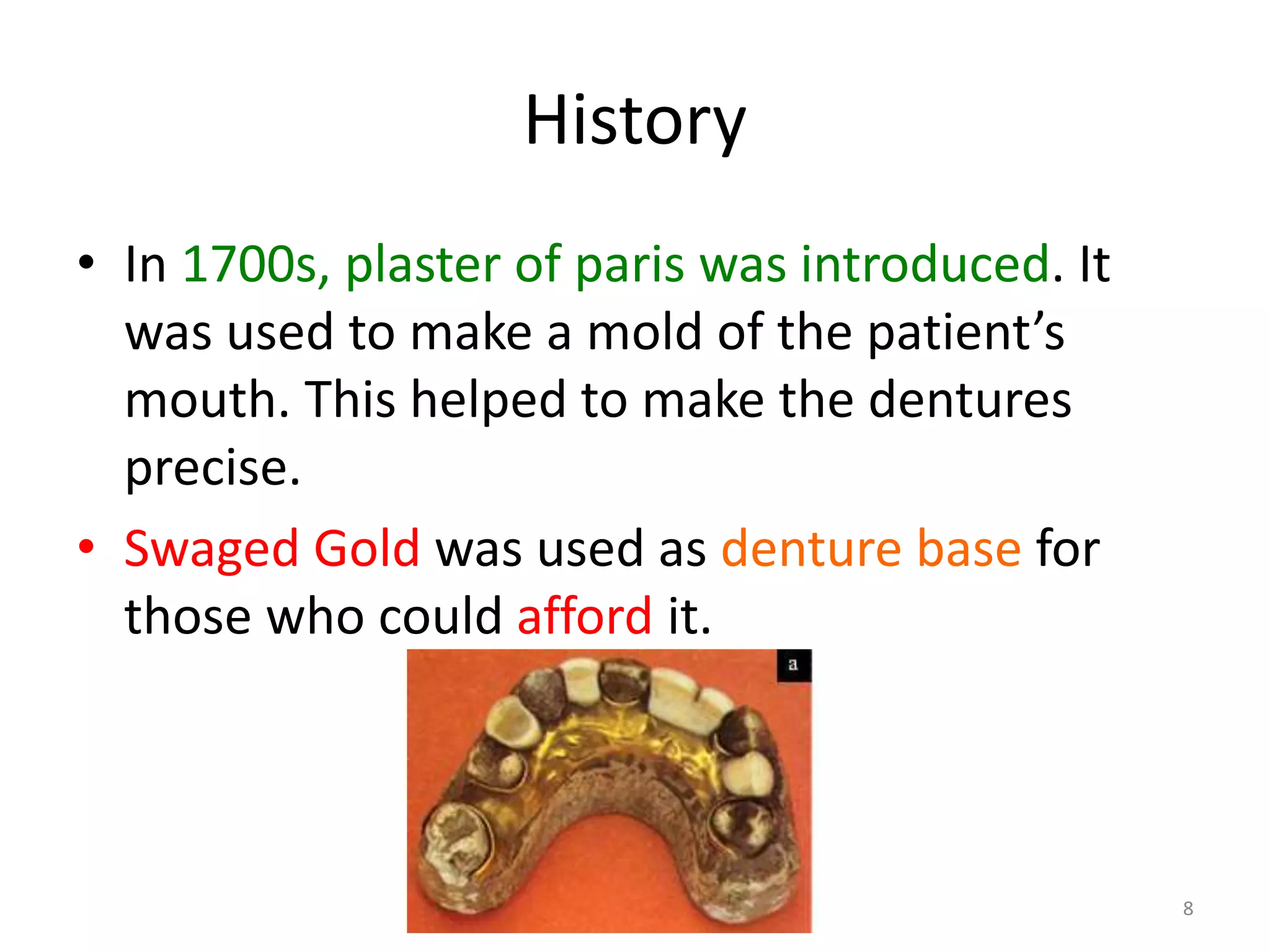 Denture Base Resin | PPTX