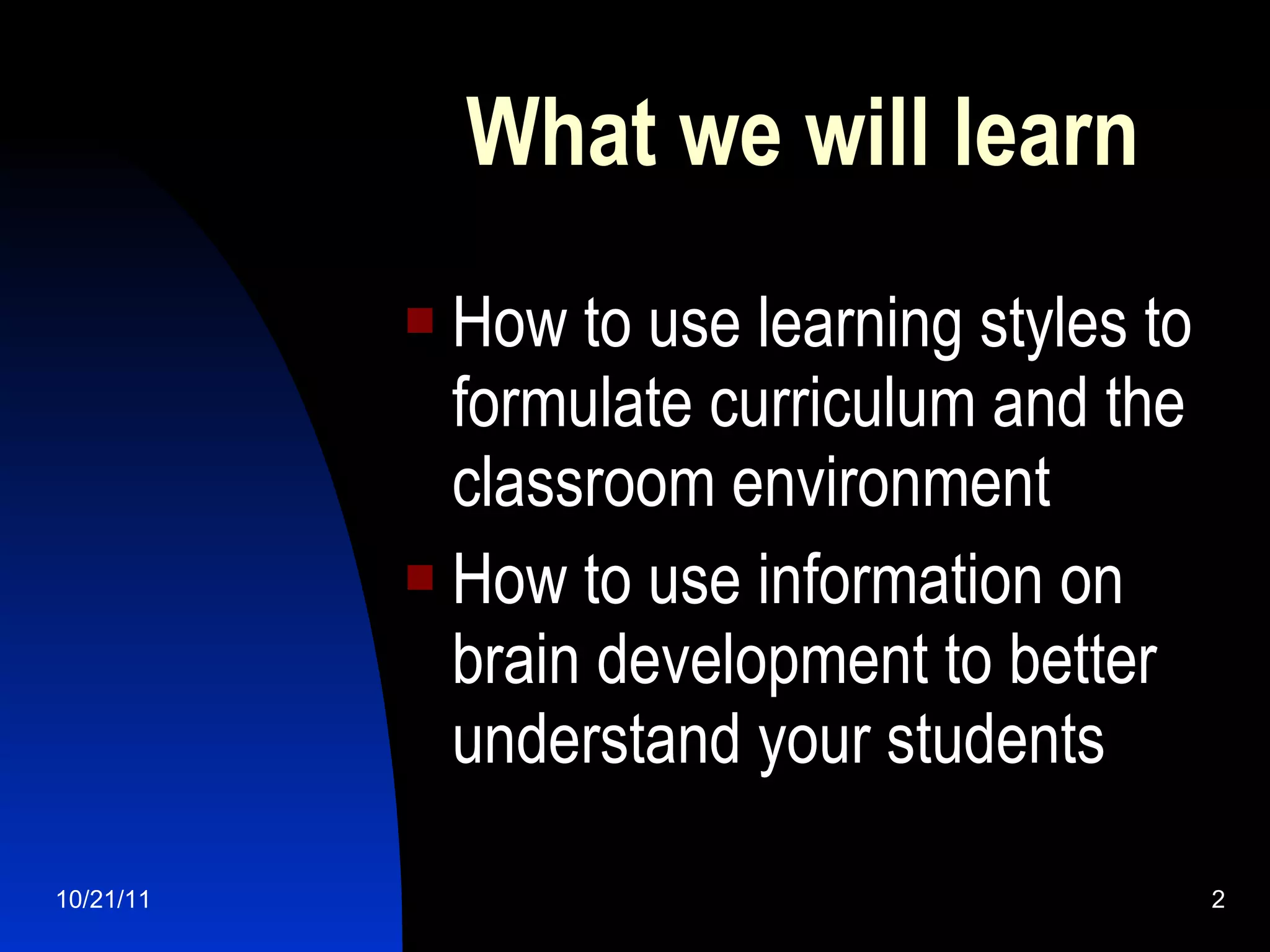 The Middle School Brain | PPT