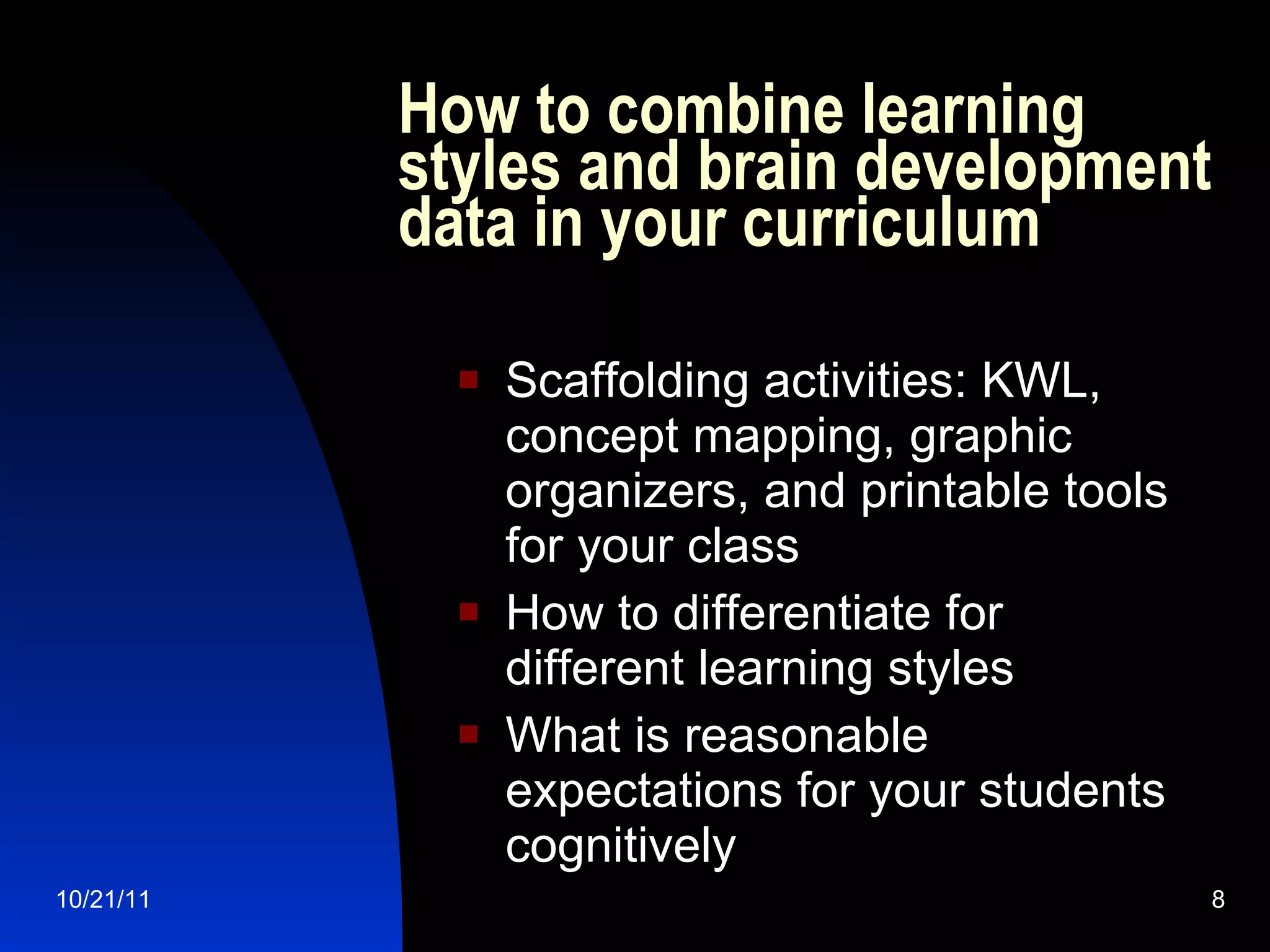 The Middle School Brain | PPT | Education