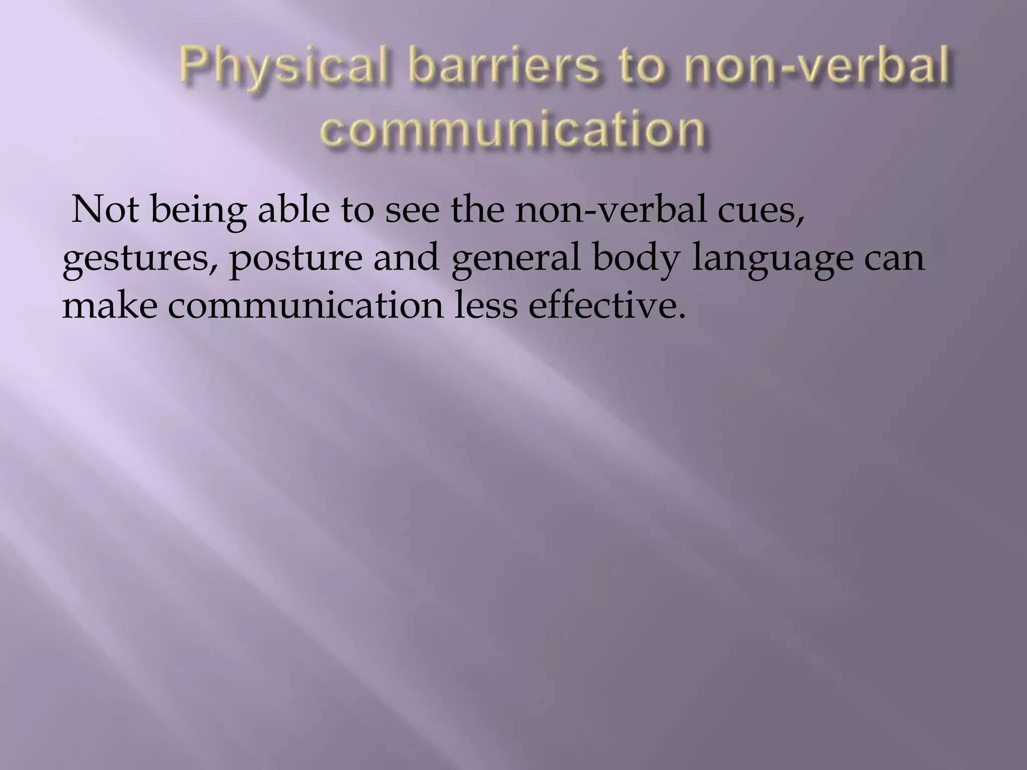 Communication barriers | PPTX